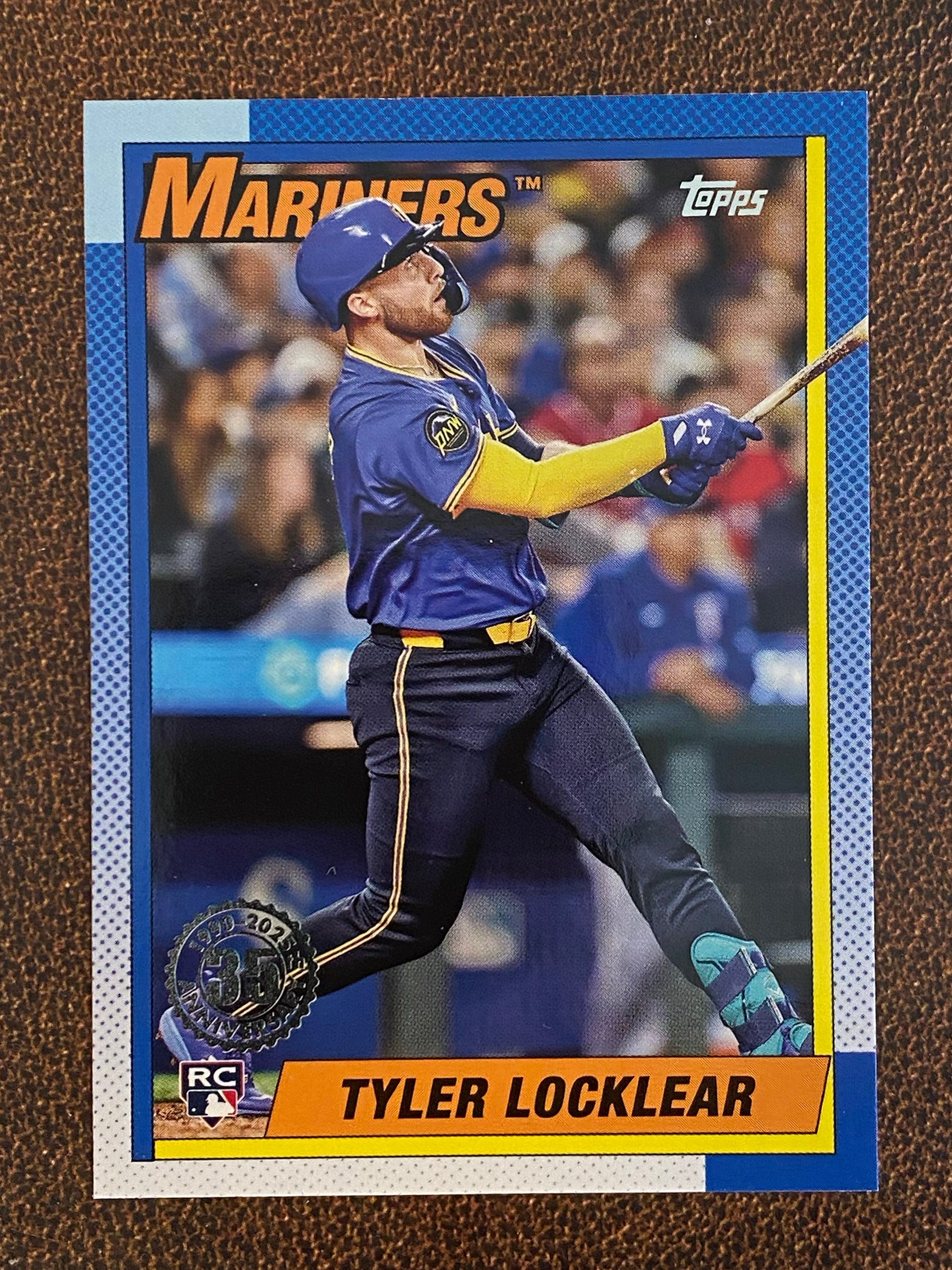 Tyler Locklear - 2025 Topps Series 1 - 1990 Insert - Mariners – Western ...