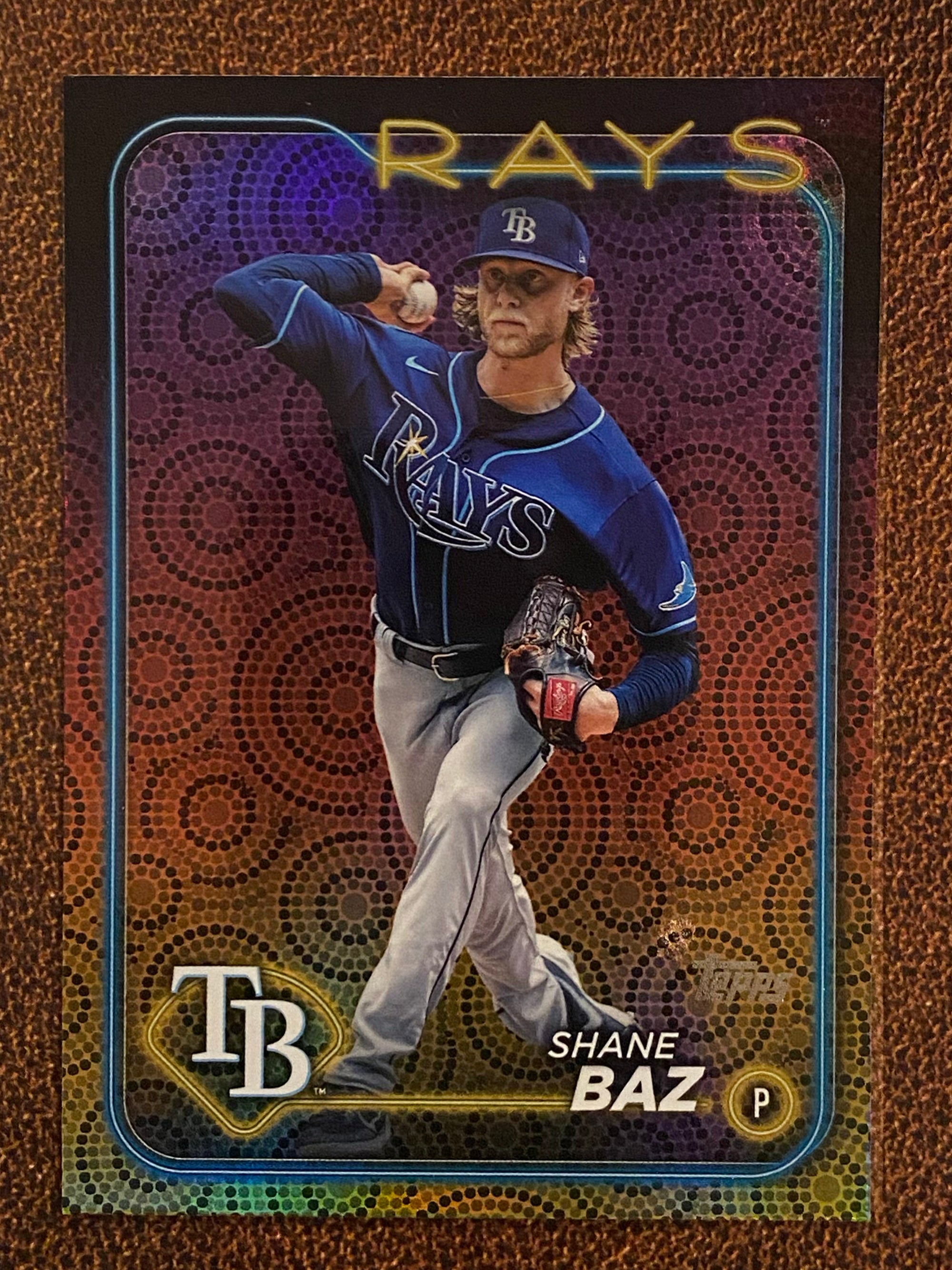 Shane Baz - 2024 Topps Series 2 - Holiday Parallel - Rays – Western NY ...