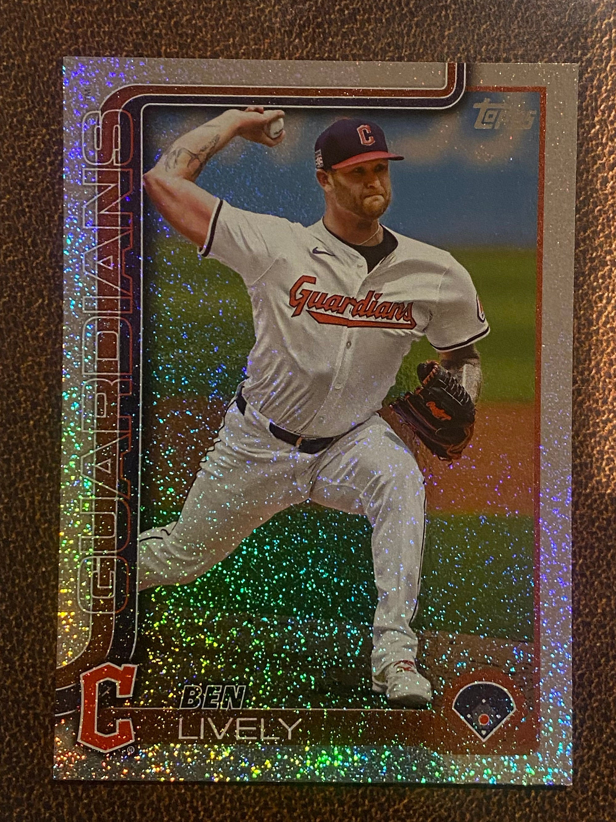 Ben Lively - 2025 Topps Series 2 - Sandglitter - Guardians – Western NY ...