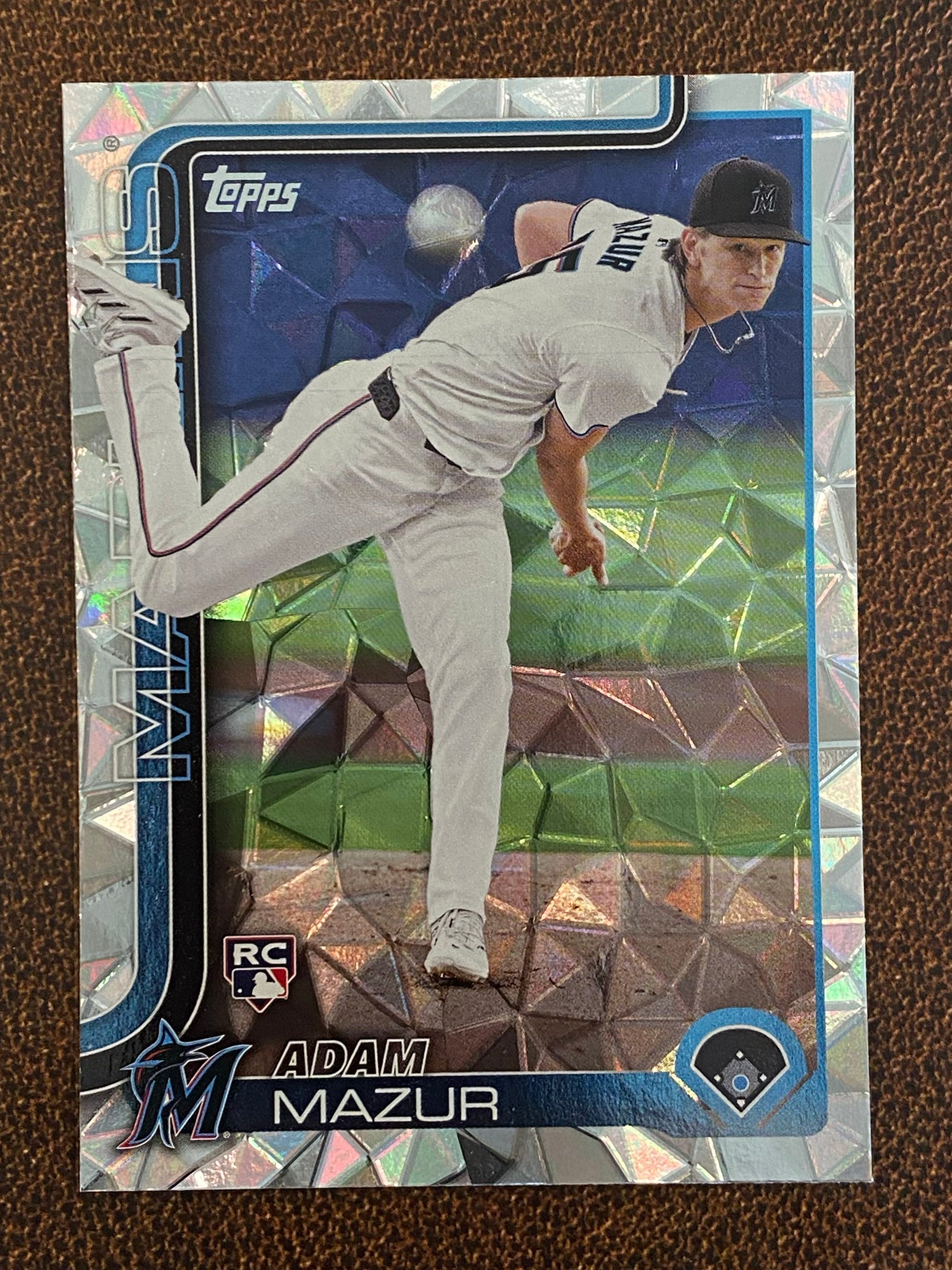 Adam Mazur - 2025 Topps Series 1 - Diamante - Marlins – Western NY ...