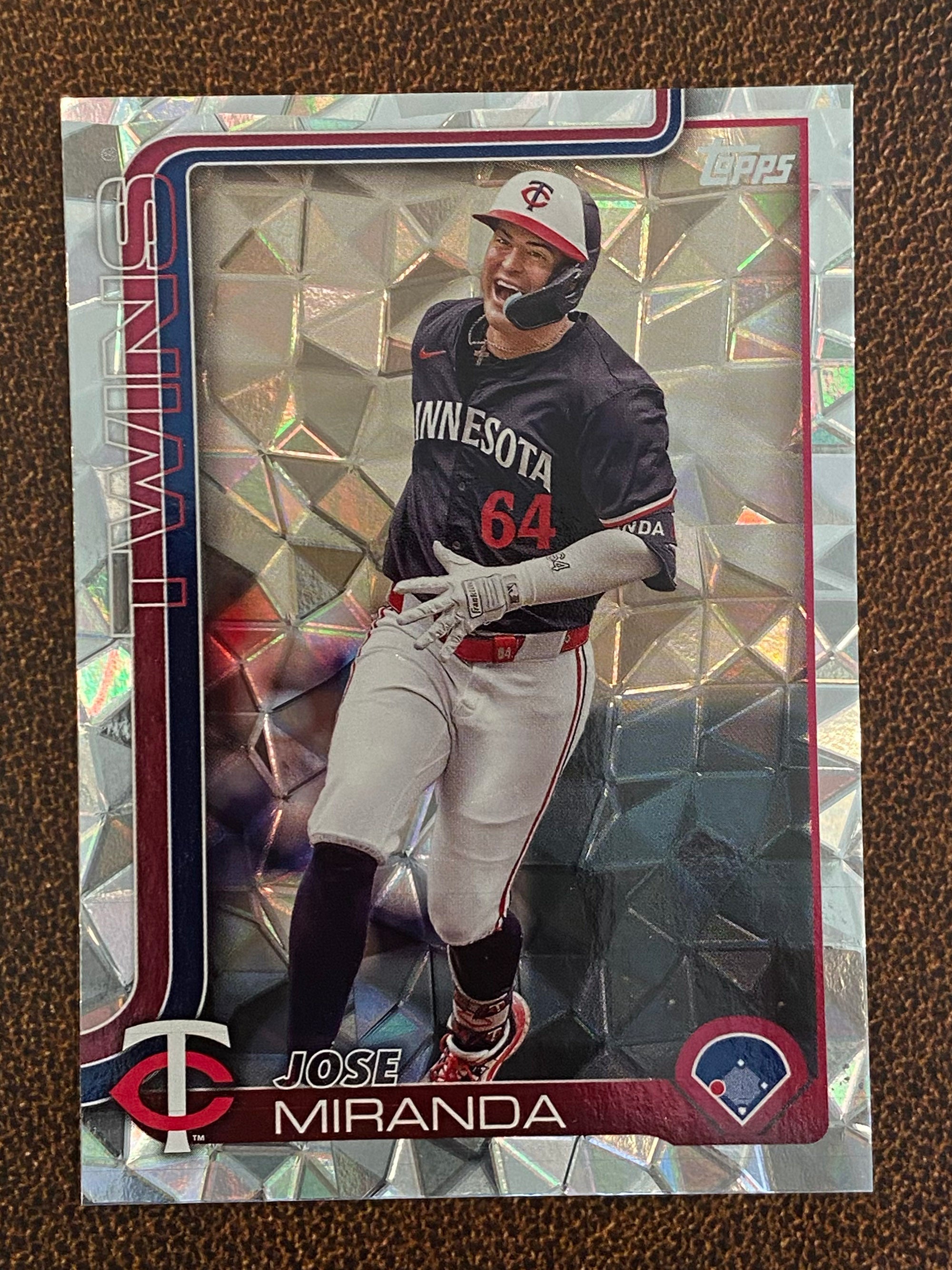 Jose Miranda - 2025 Topps Series 1 - Diamante - Twins – Western NY ...